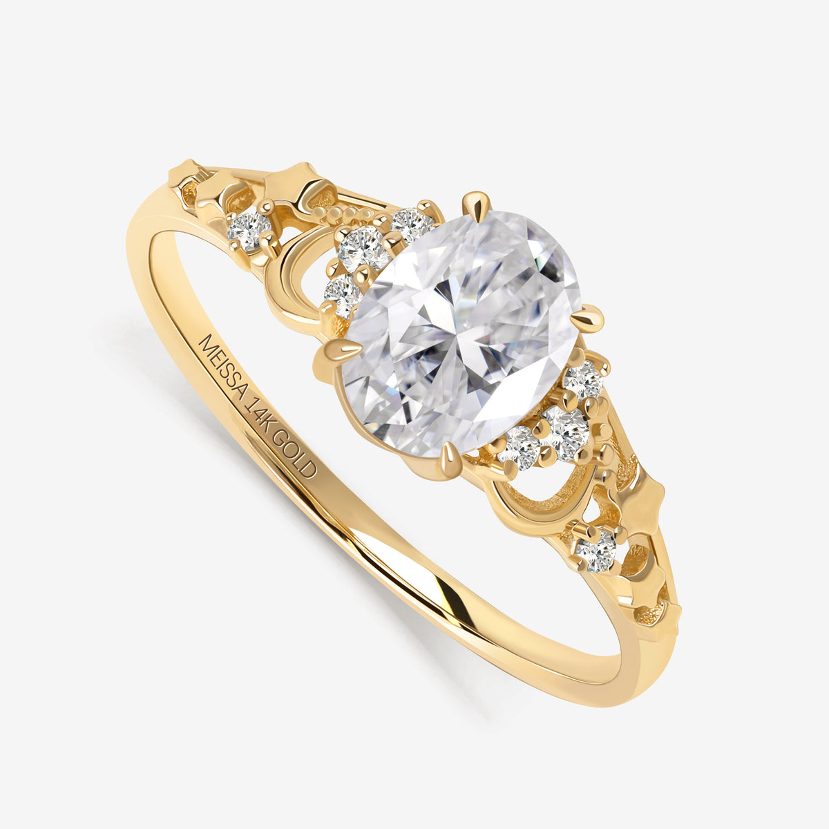 Astral Tiara Oval Ring – MEISSA